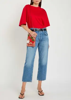 Citizens Of Humanity Winslow Boyfriend Cropped Jeans - Blue