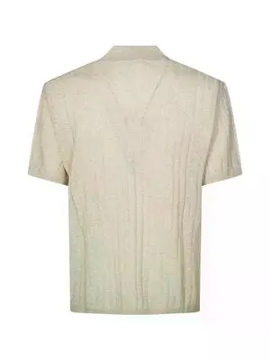 Maison Kitsuné Fox Head Ribbed Shirt