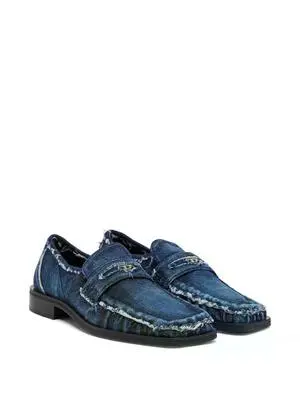 DIESEL® D-amber Distressed Denim Loafers