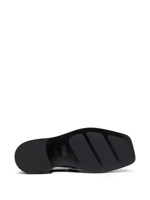 DIESEL® D-amber Distressed Denim Loafers