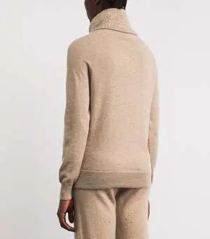 WILLIAM SHARP Cashmere Crystal-embellished Rollneck Sweater