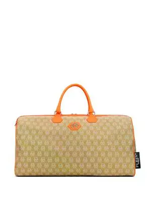 Philipp Plein Weekend Monogram-jacquard Holdall Bag - Neutrals