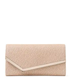 JIMMY CHOO Emmie Clutch Bag - Nude
