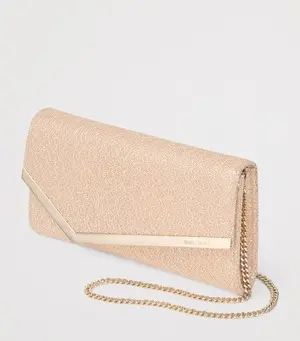 JIMMY CHOO Emmie Clutch Bag - Nude