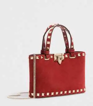 Valentino Garavani Mini Rockstud Tote Bag - Red