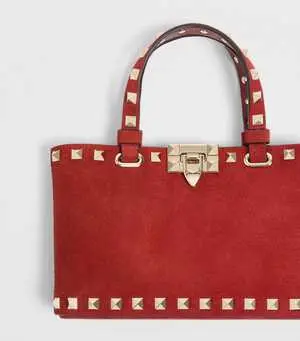 Valentino Garavani Mini Rockstud Tote Bag - Red