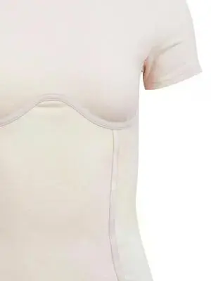 FLEUR DU MAL Seamed Corset T-shirt