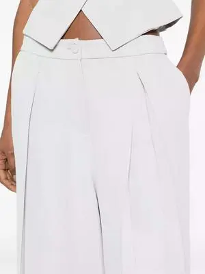 Imperial Pleated Wide-leg Trousers