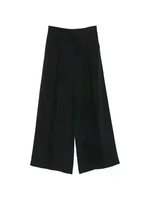 Imperial Pleated Wide-leg Palazzo Pants