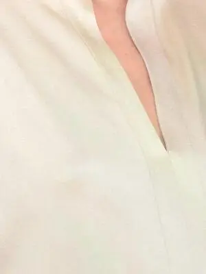 Antonelli Firenze Satin V-neck Blouse