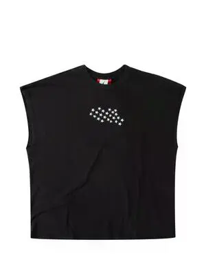 JORDAN Star-print Sleeveless T-shirt - Black
