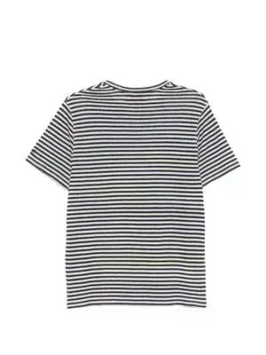 MC2 SAINT BARTH Striped Cotton T-shirt - Blue