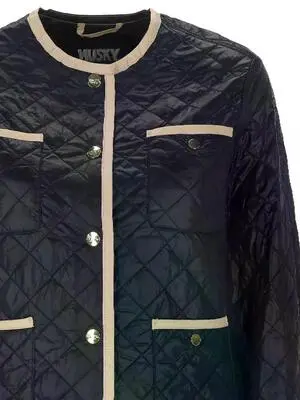 HUSKY Quilted Contrast-trim Jacket