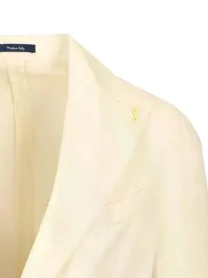 GUARINUCCI Slub-texture Notched-lapels Blazer