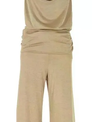 Andamane Carla Cowl-neck Ruched Jumpsuit