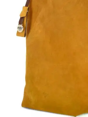BOLDRINI Suede Finish Tote Bag With Logo Detail