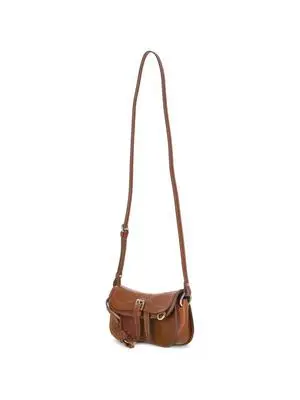 BOLDRINI Contrast Stitch Buckle Fastening Cross Body Bag