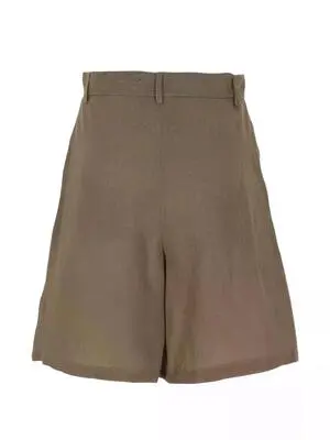 Marella High-waisted Linen Shorts