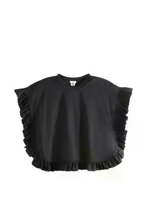 Comme Des Garçons Ruffled Sleeveless T-shirt