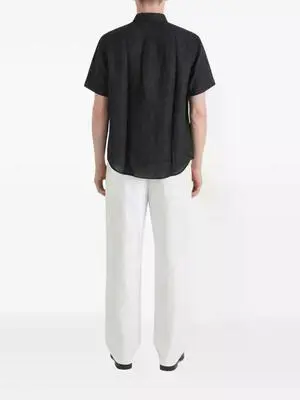 Polo Ralph Lauren Logo-embroidered Button-down Shirt - Black