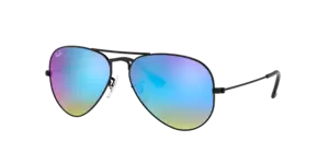 Ray-ban Ray-Ban Aviator Sunglasses With Flash Gradient Lenses Blue Flash
