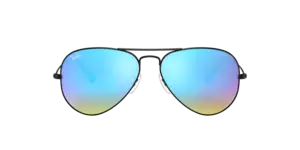 Ray-ban Aviator Sunglasses With Flash Gradient Lenses - Blue Flash