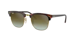 Ray-ban Ray-Ban Clubmaster Sunglasses With Blue Flash Lenses Gradient