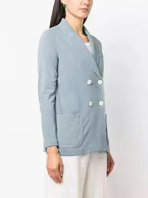 CIRCOLO 1901 Periwinkle Blue Double-breasted Blazer