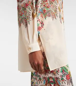 Etro Printed Silk Shirt