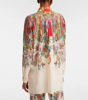 Etro Printed Silk Shirt