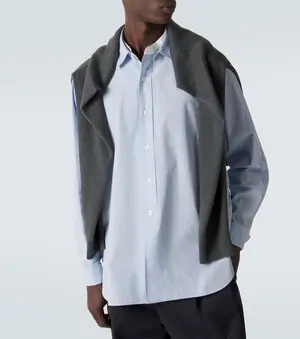 THE ROW Melchior Cotton Poplin Shirt
