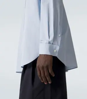 THE ROW Melchior Cotton Poplin Shirt
