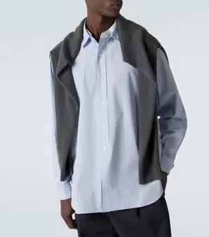 THE ROW Melchior Cotton Poplin Shirt