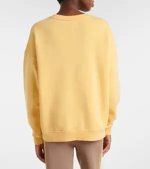 The Upside Paradise Coolum Cotton Jersey Sweatshirt - Yellow