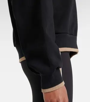 The Upside Collared Cotton Polo Shirt - Black