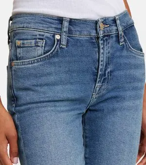 7 For All Mankind Tailorless Bootcut Jeans - Blue