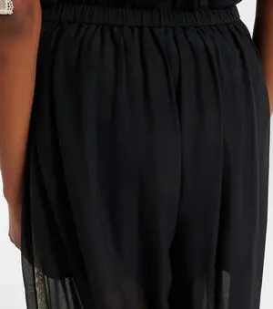 Zimmermann Roselight Cotton And Silk Balloon Pants