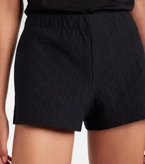 Gucci Gg Jacquard Jersey Shorts - Black