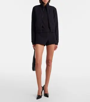 Gucci Gg Jacquard Jersey Shorts - Black