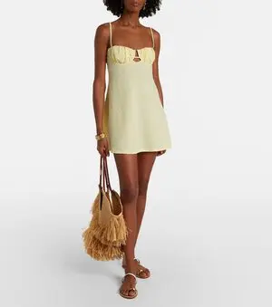 MONTCE Petal Gingham Minidress