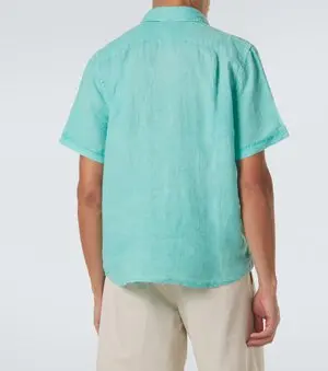 Vilebrequin Courbis Linen Bowling Shirt