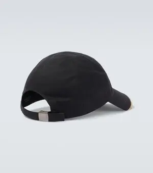 Gucci Gg Canvas Cotton-blend Baseball Cap - Black