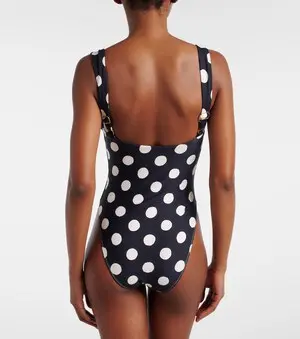 MONTCE Bella Polka-dot One-piece Swimsuit - Black