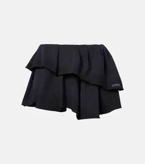 Acne Studios Cotton-blend Mini Skirt - Blue