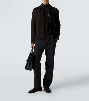 Thom Sweeney Suede Leather Jacket