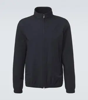 Thom Sweeney Technical Bomber Jacket - Blue