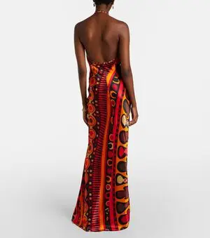 Emilio Pucci Printed Silk Maxi Dress - Multicoloured