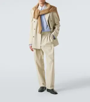 Bottega Veneta Pinstripe Cotton Poplin Shirt