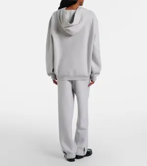 GOD'S TRUE CASHMERE Straight Leg Pants With Rose Quartz Detail