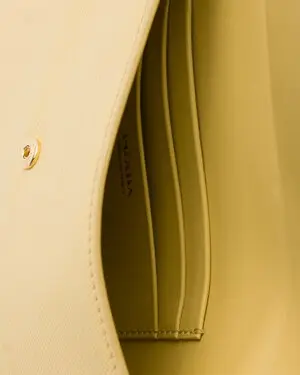 Prada Saffiano Leather Envelope Clutch